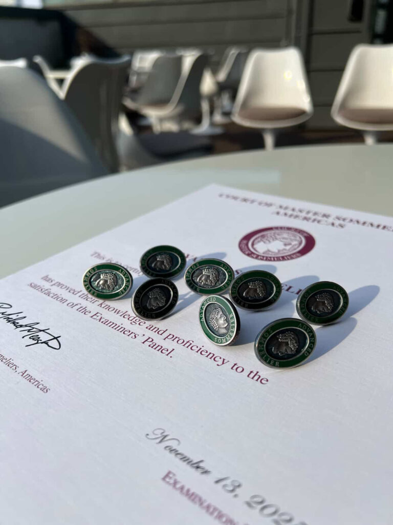 Advanced Sommelier Course and Examination